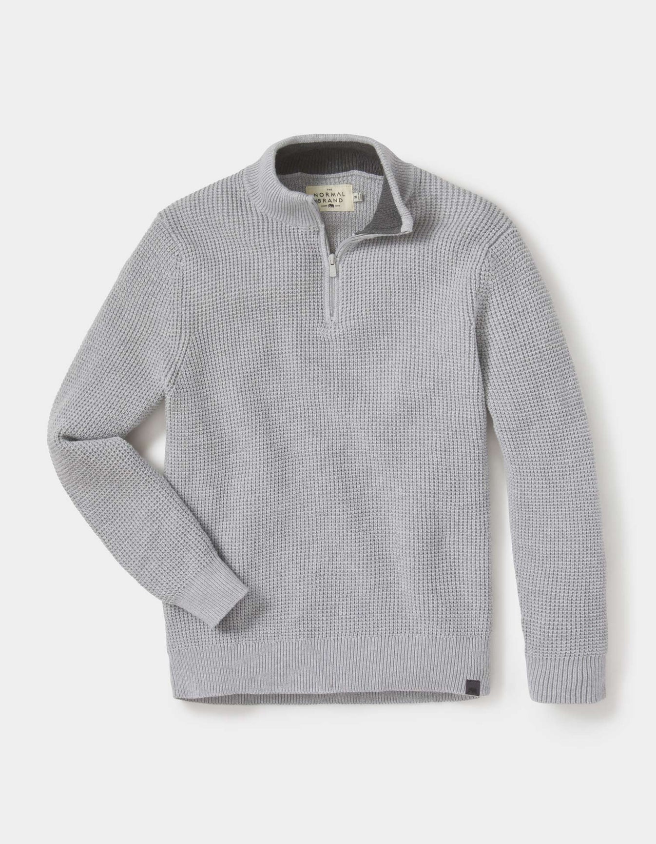 Waffle Knit Quarter Zip Pullover – The Normal Brand