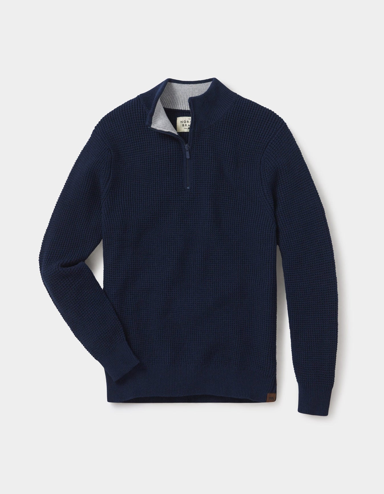 Waffle Knit Quarter Zip Pullover – The Normal Brand