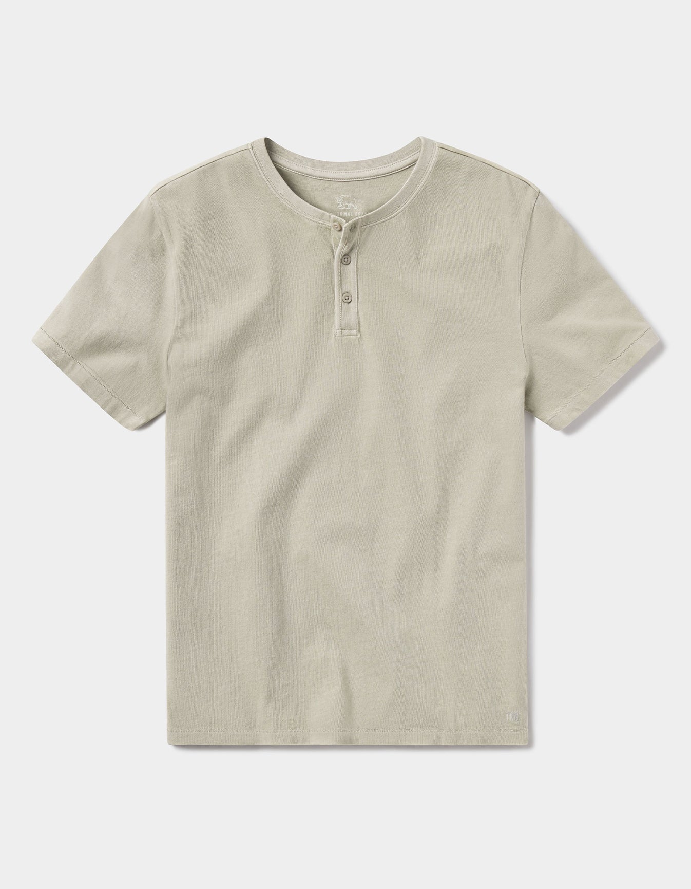 Normal Jersey Henley in Limestone – The Normal Brand