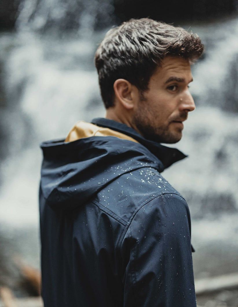 Bonded Shell Jacket in Navy – The Normal Brand