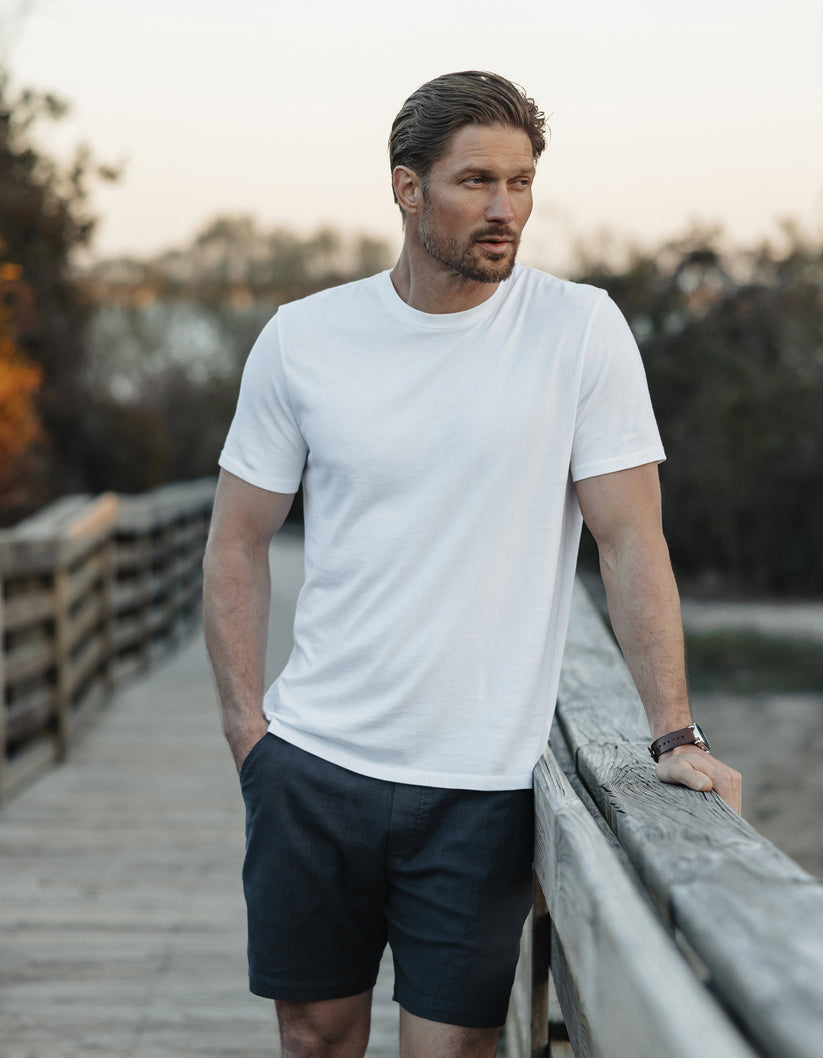 Normal Jersey Tee in White – The Normal Brand