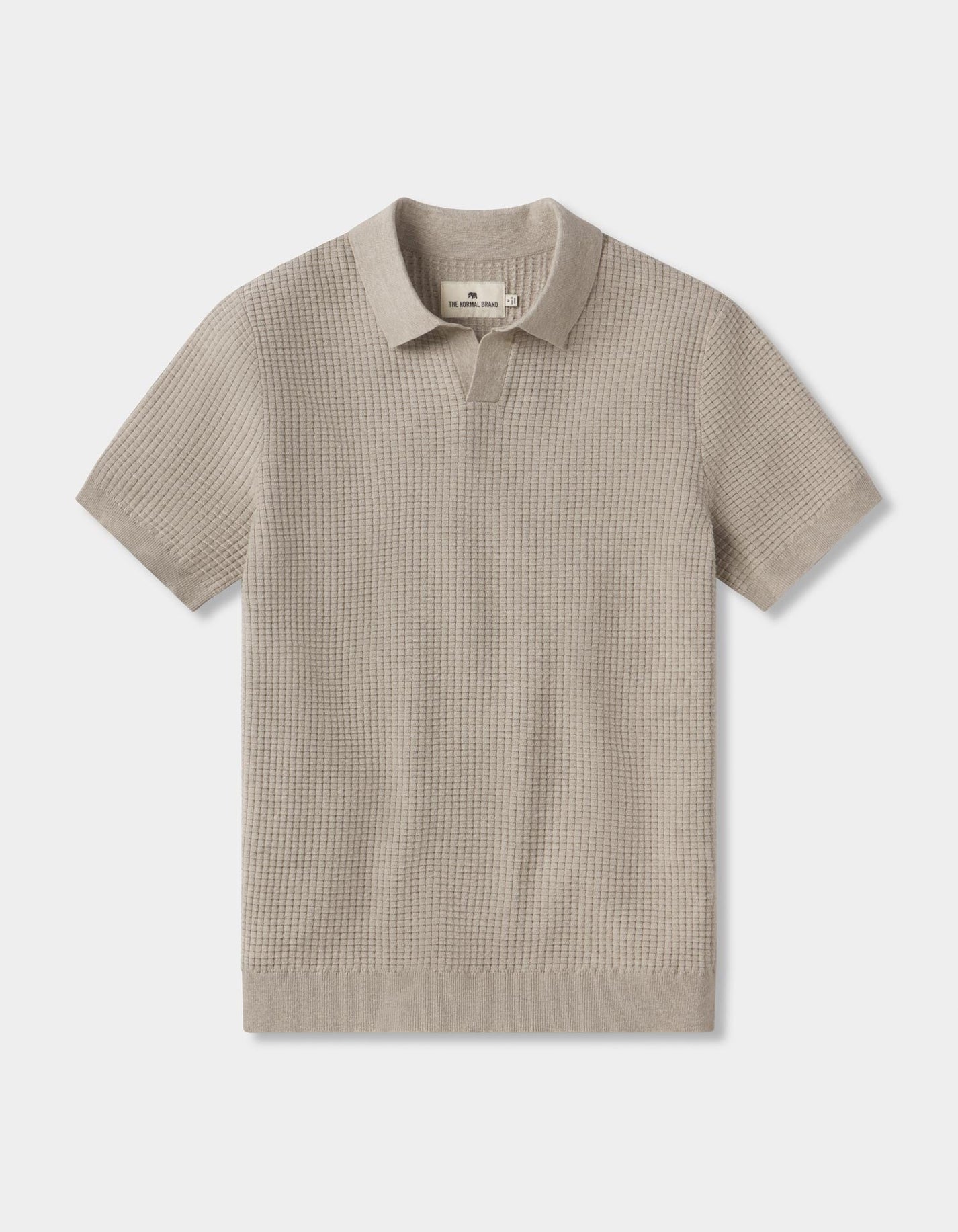 Waffle Stitch Polo – The Normal Brand