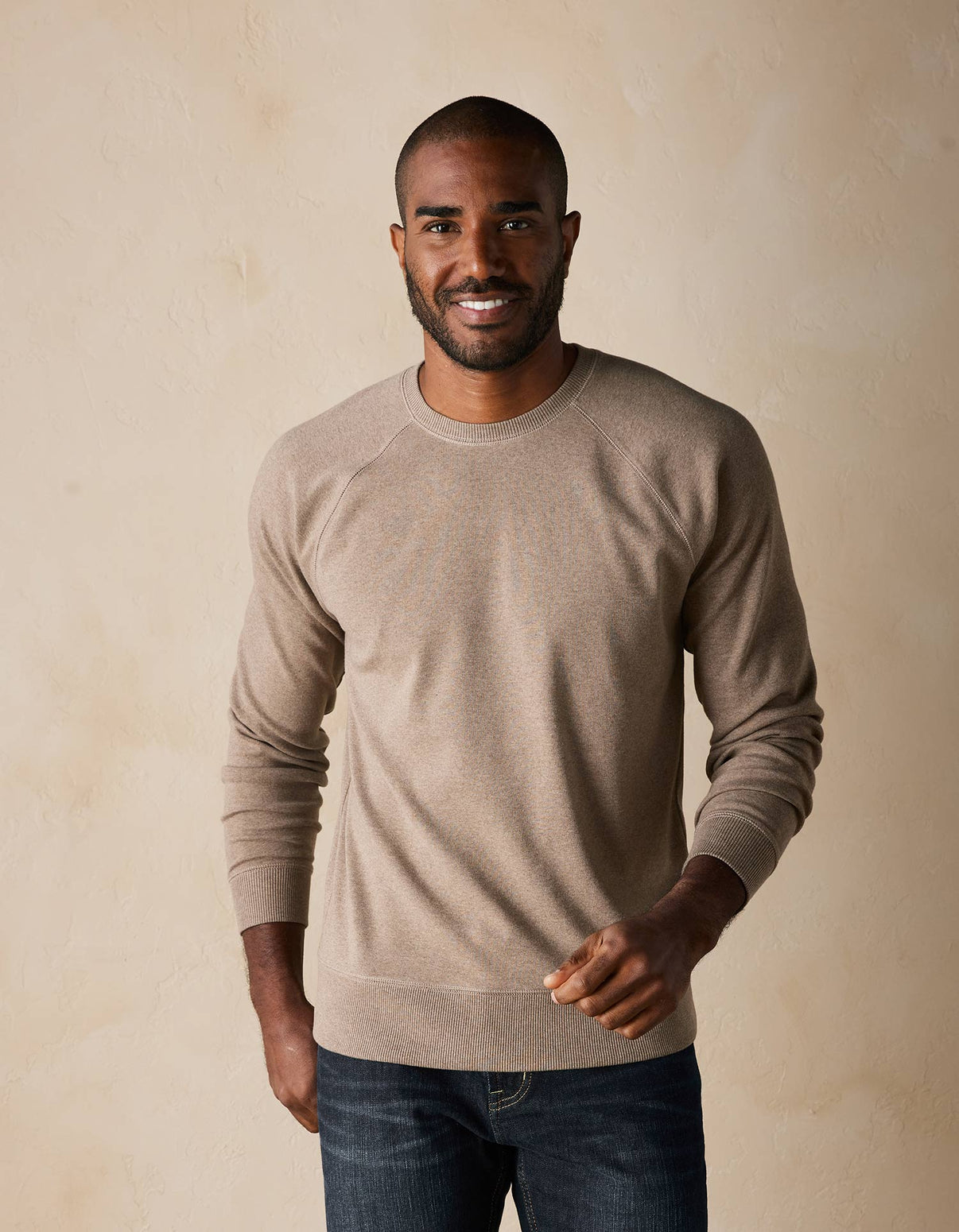 Puremeso Everyday Crew in Taupe – The Normal Brand