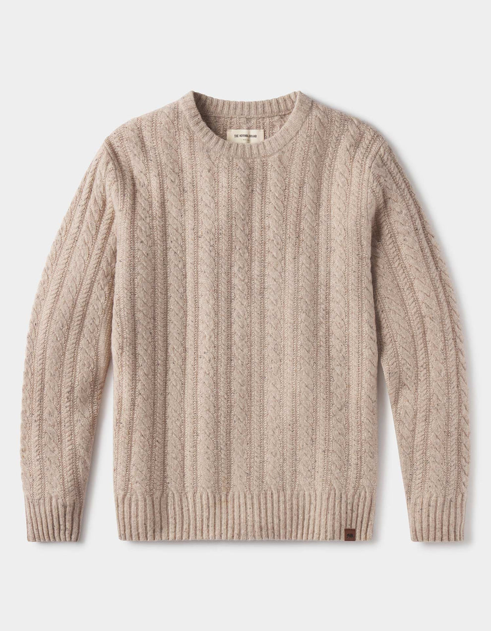 Kennedy Cable Crew in Stone – The Normal Brand