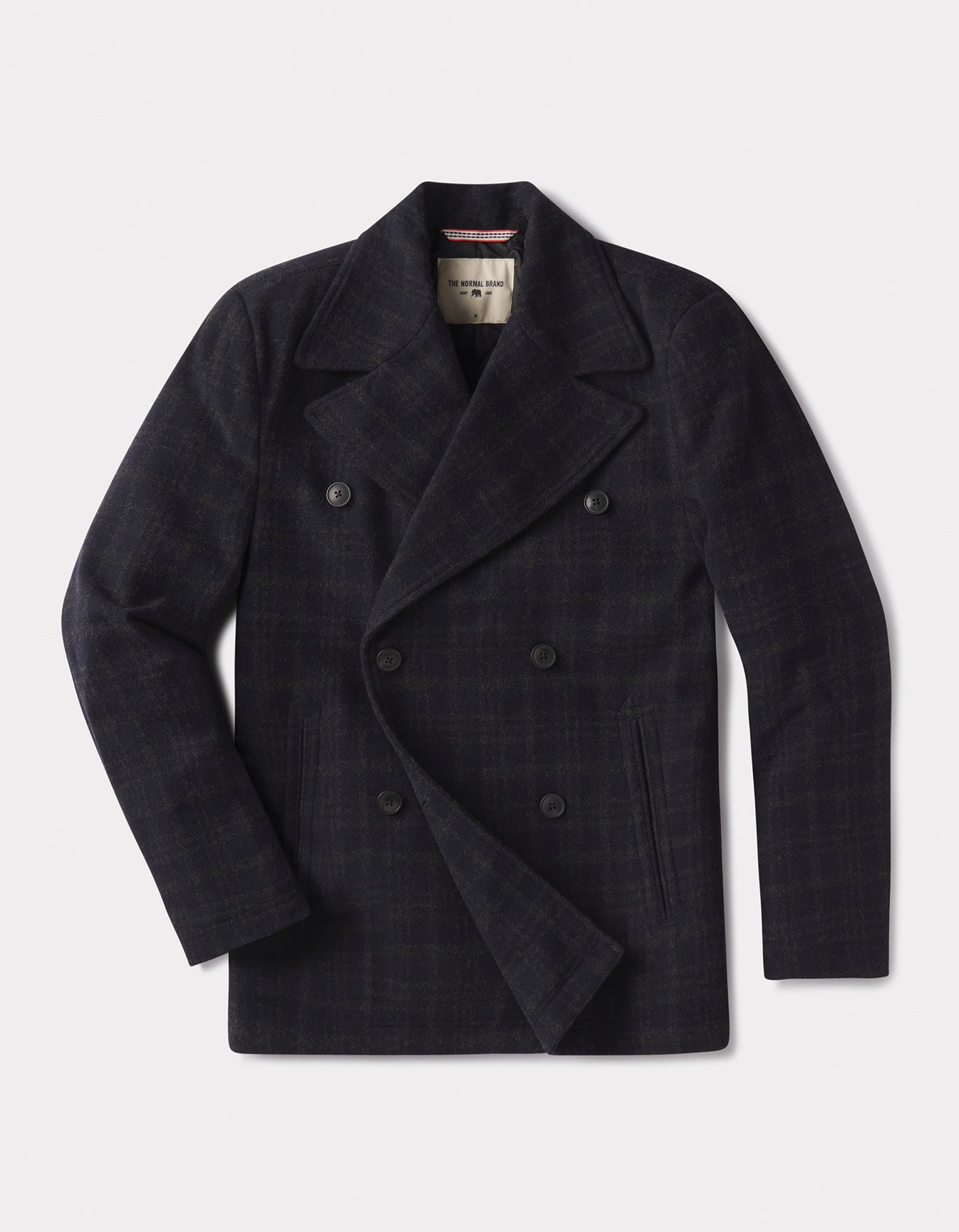 Lan Jacket in Navy Plaid – The Normal Brand