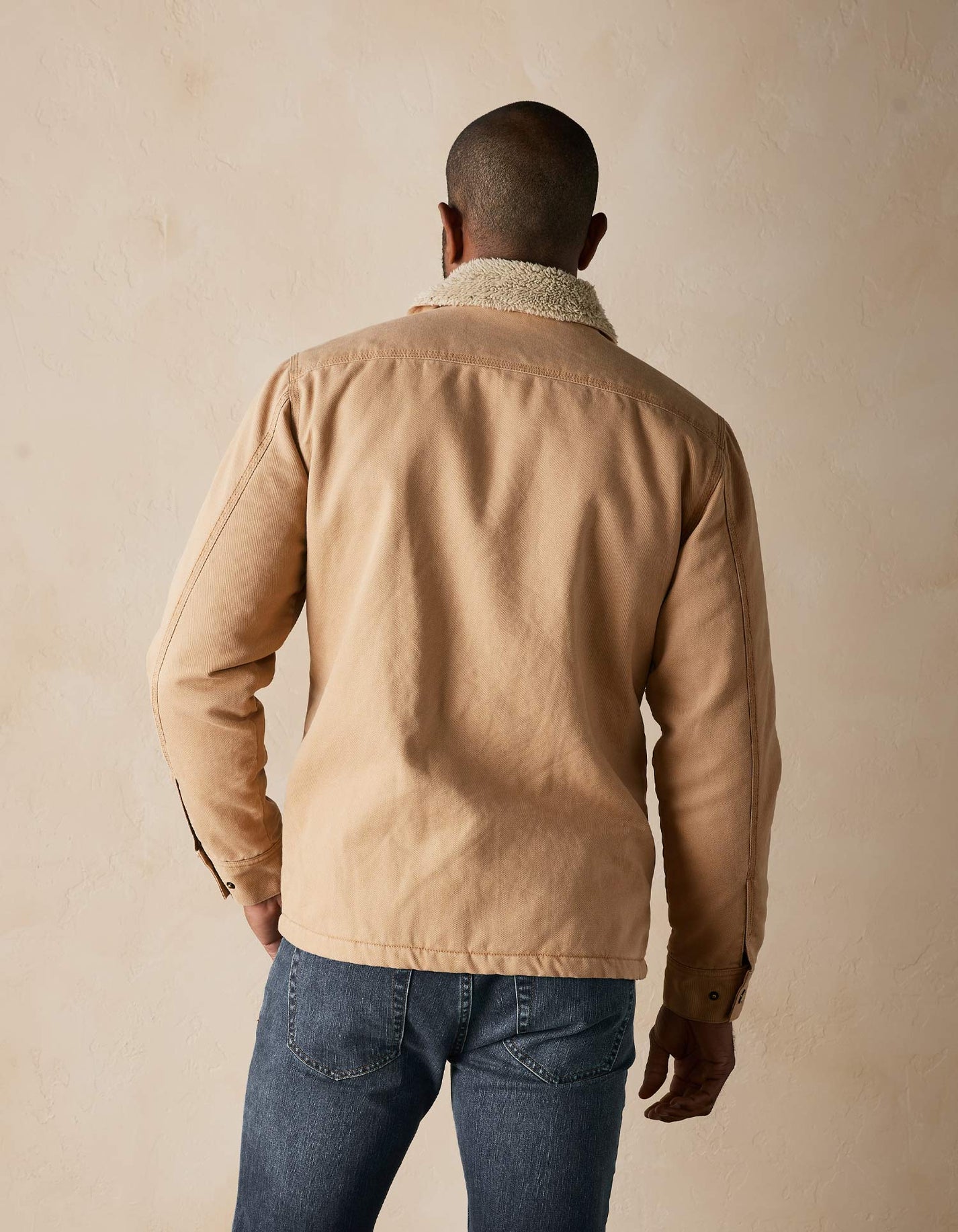 Canvas Chore Coat in Camel – The Normal Brand