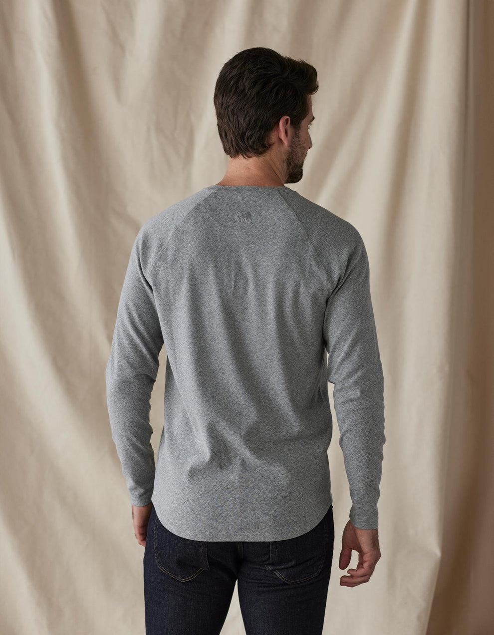 Puremeso Everyday Henley in Grey – The Normal Brand
