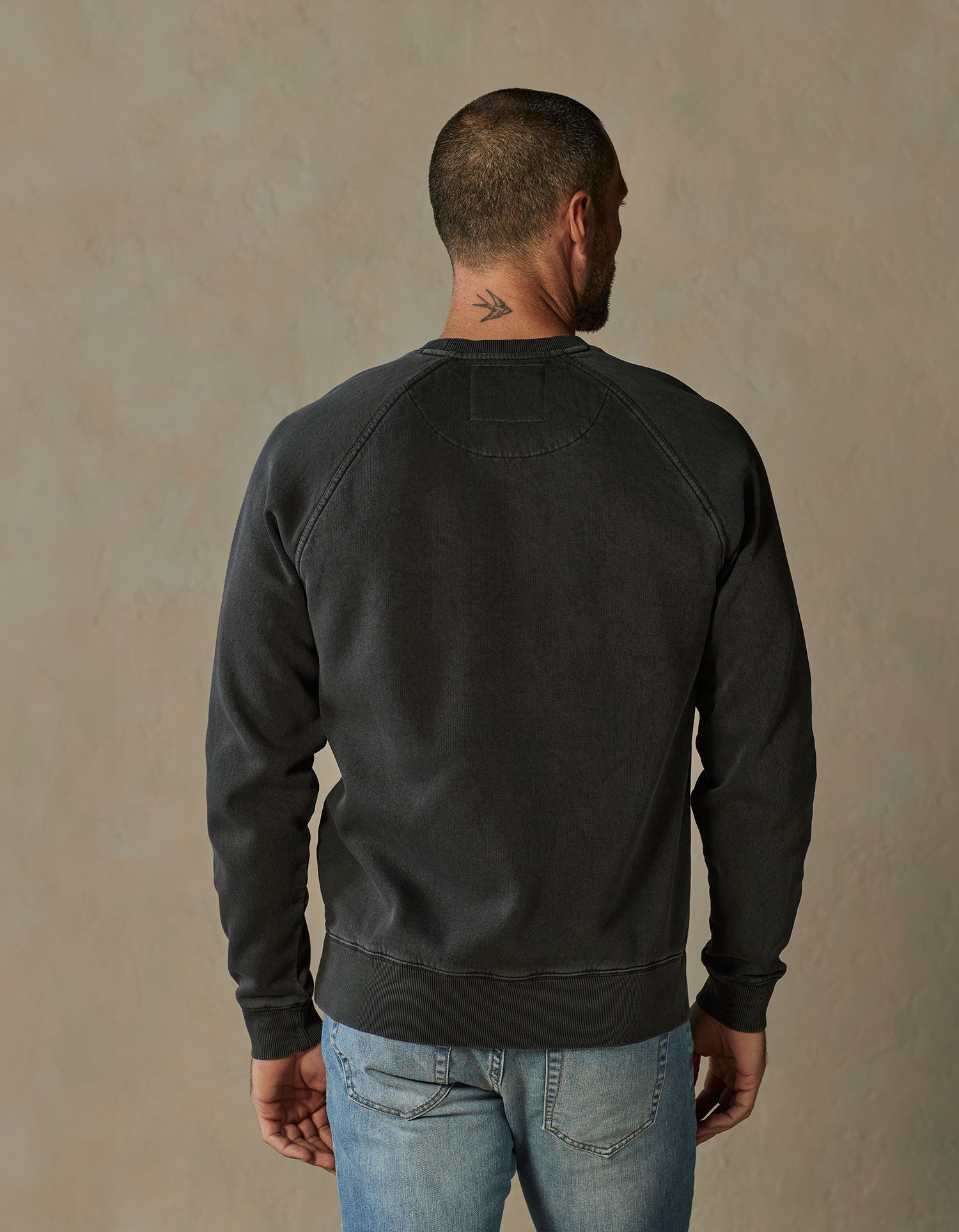 Jackie Premium Fleece Pocket Crew in Phantom – The Normal Brand