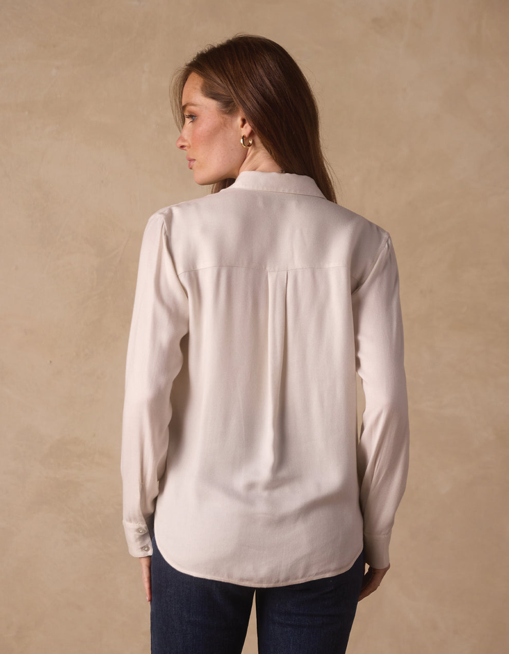 Harper Everyday Shirt in Birch – The Normal Brand