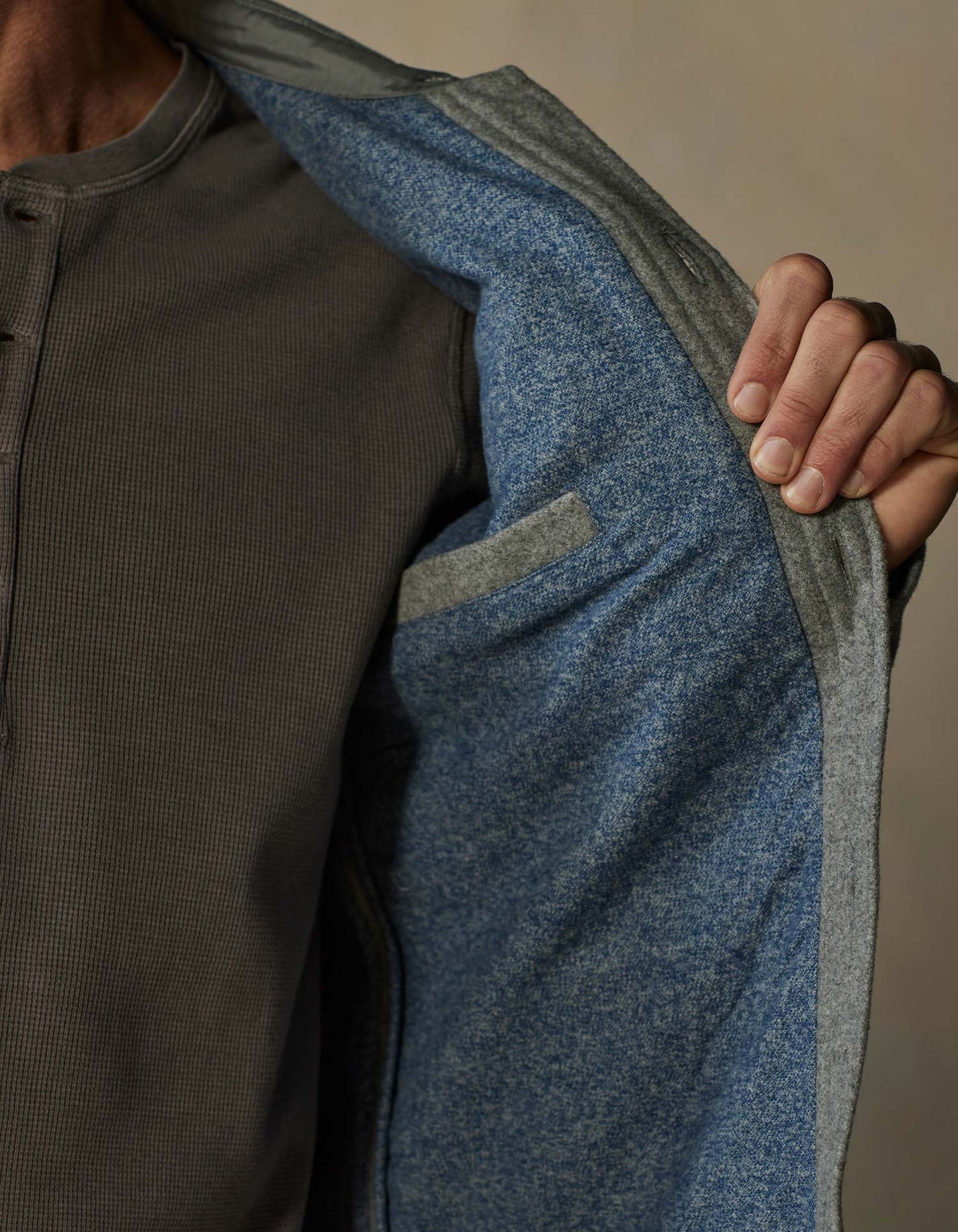 Brightside Flannel Lined Workwear Jacket in Ash – The Normal Brand