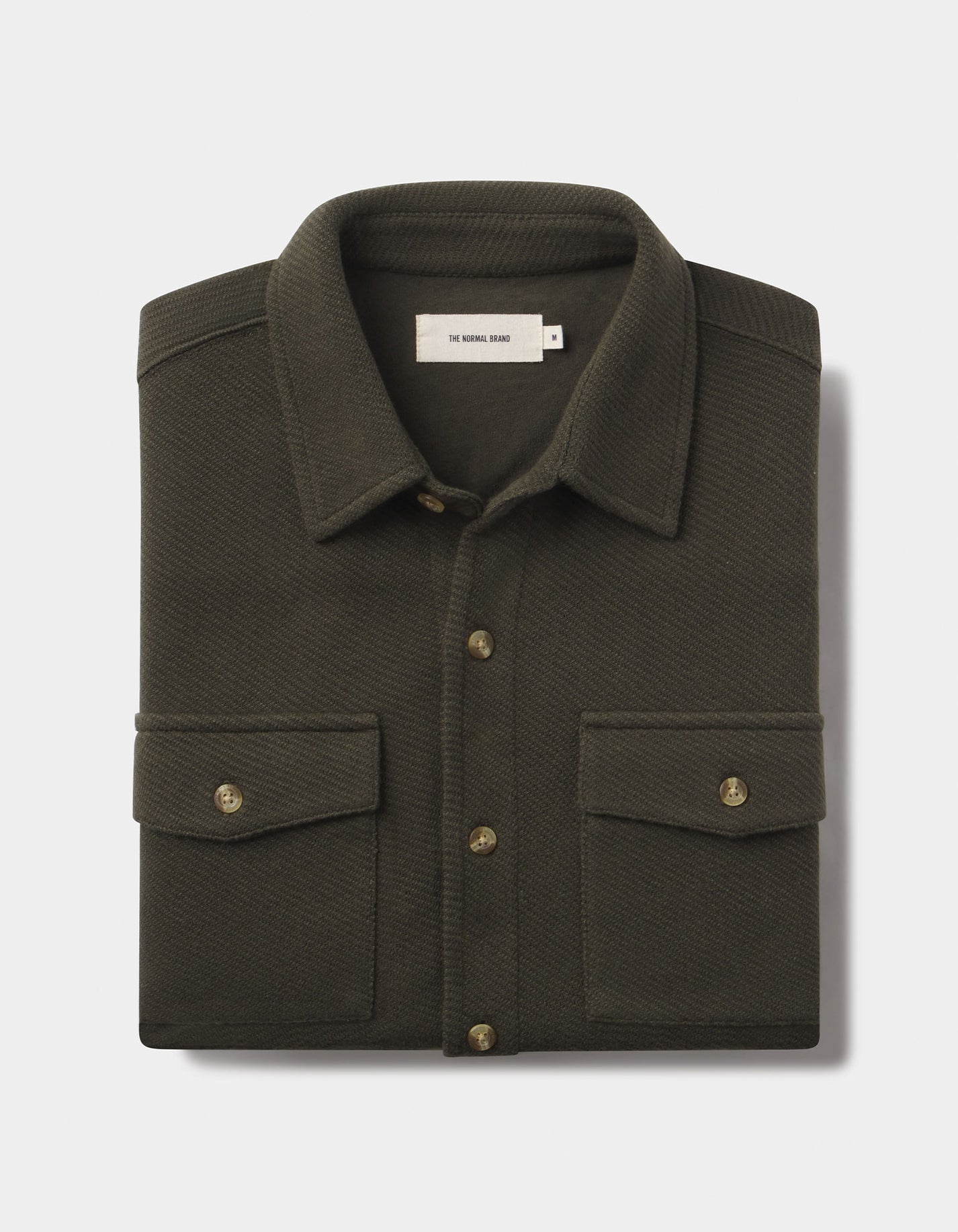 Looped Terry Button Up in Alpine – The Normal Brand