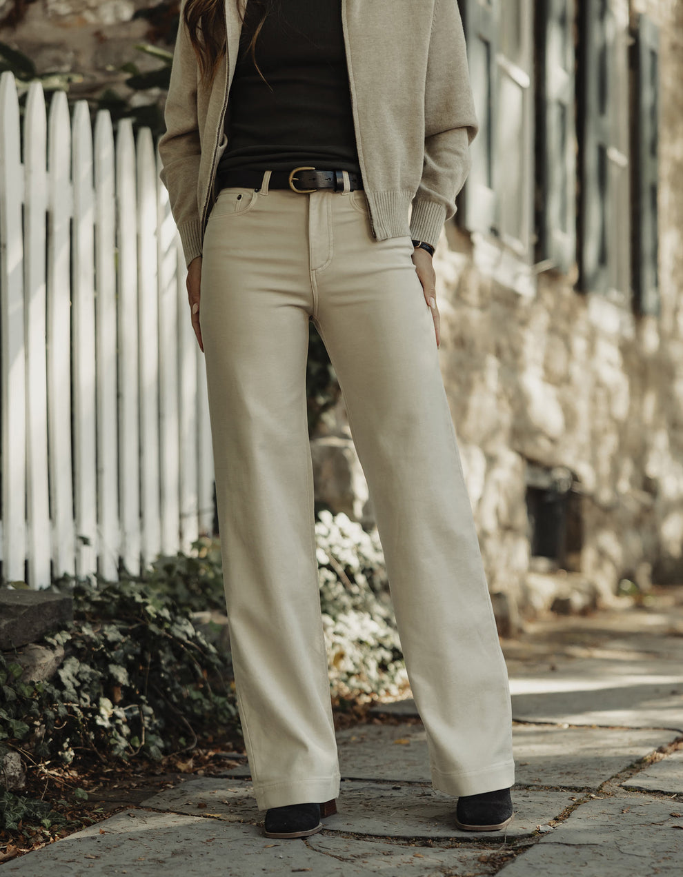 Comfort Terry Wide Leg Pant in Birch – The Normal Brand