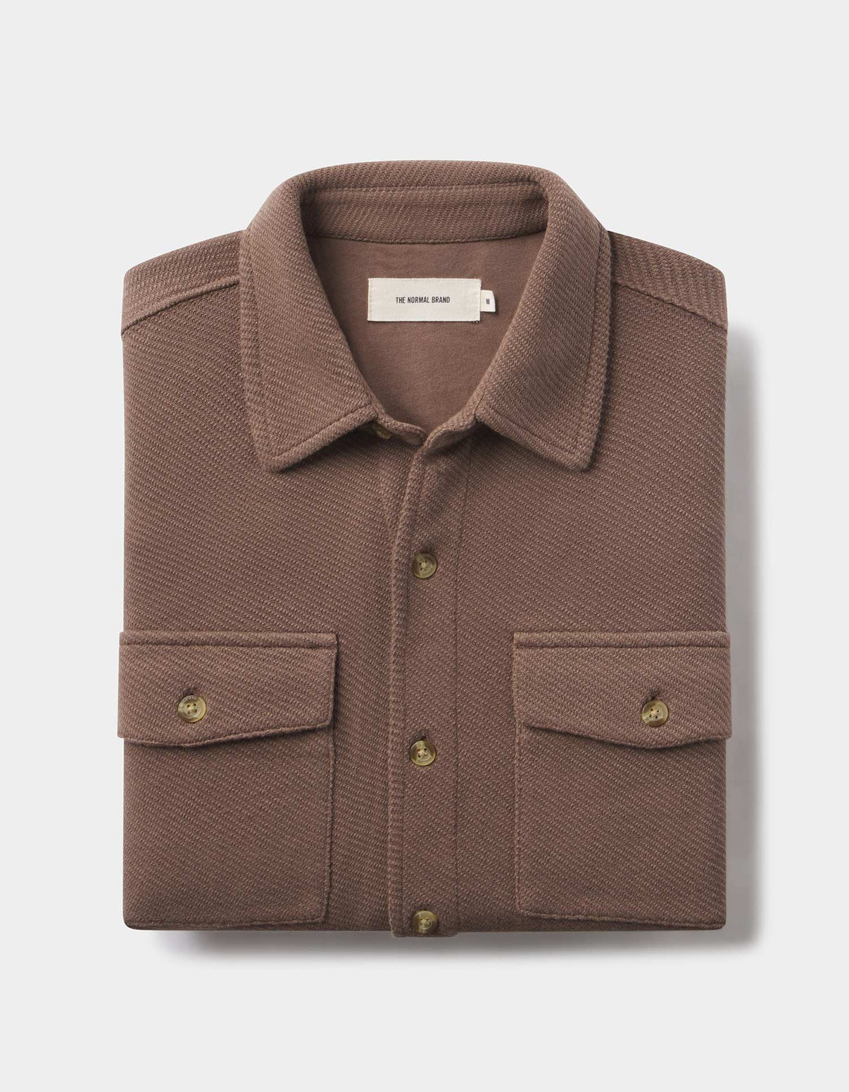 Looped Terry Button Up in Cedar – The Normal Brand