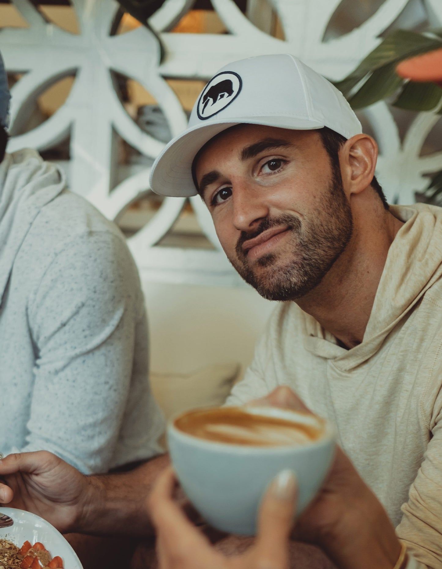 Circle Patch Performance Cap in White – The Normal Brand